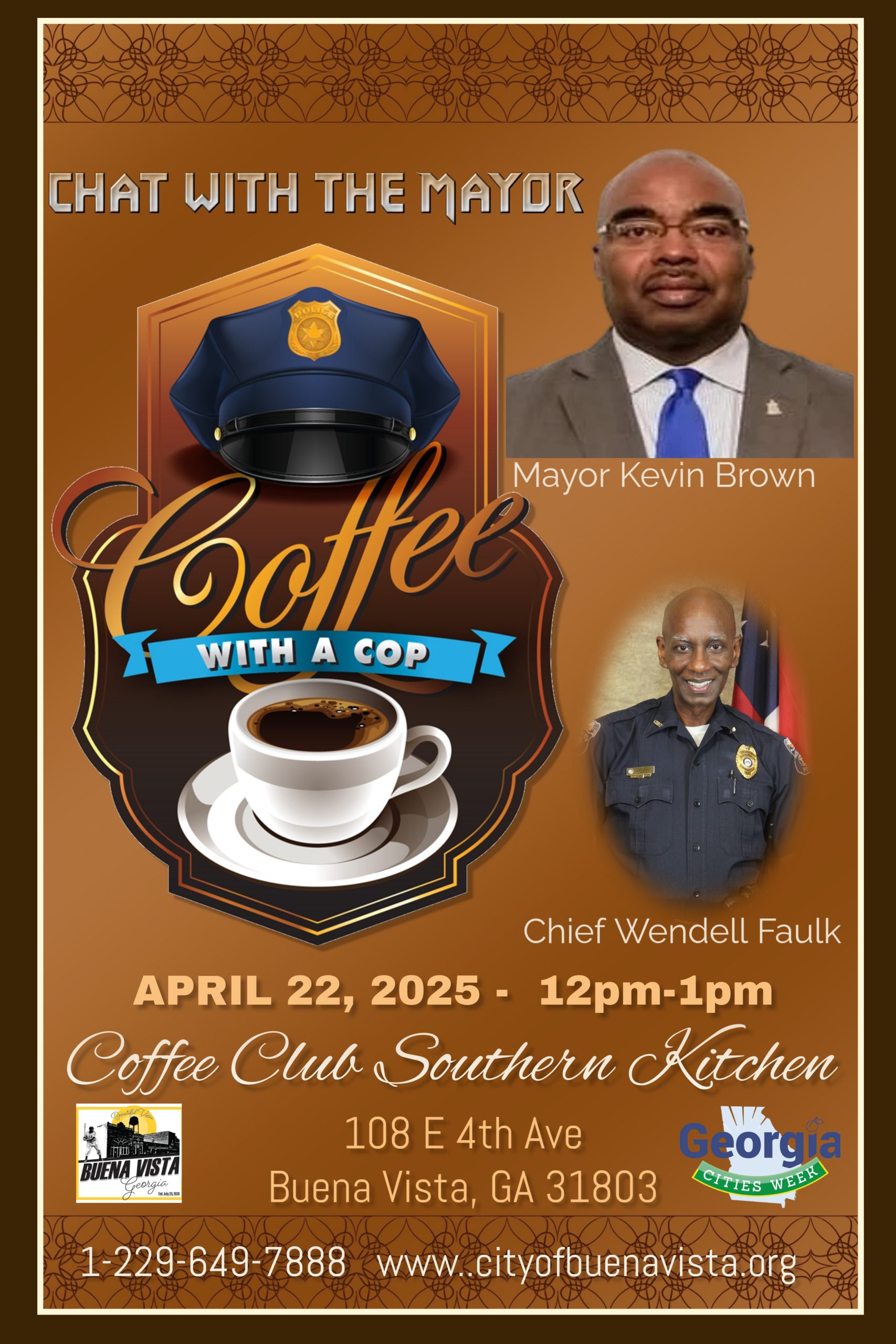 Coffee with a Cop | City of Buena Vista